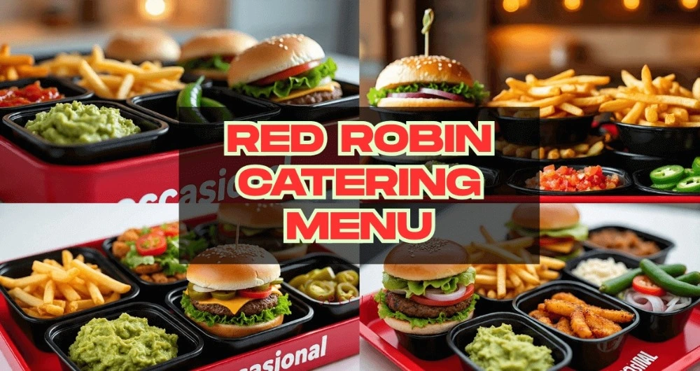 Red Robin Catering Menu 2025 | Burger Bar & Boxed Meals